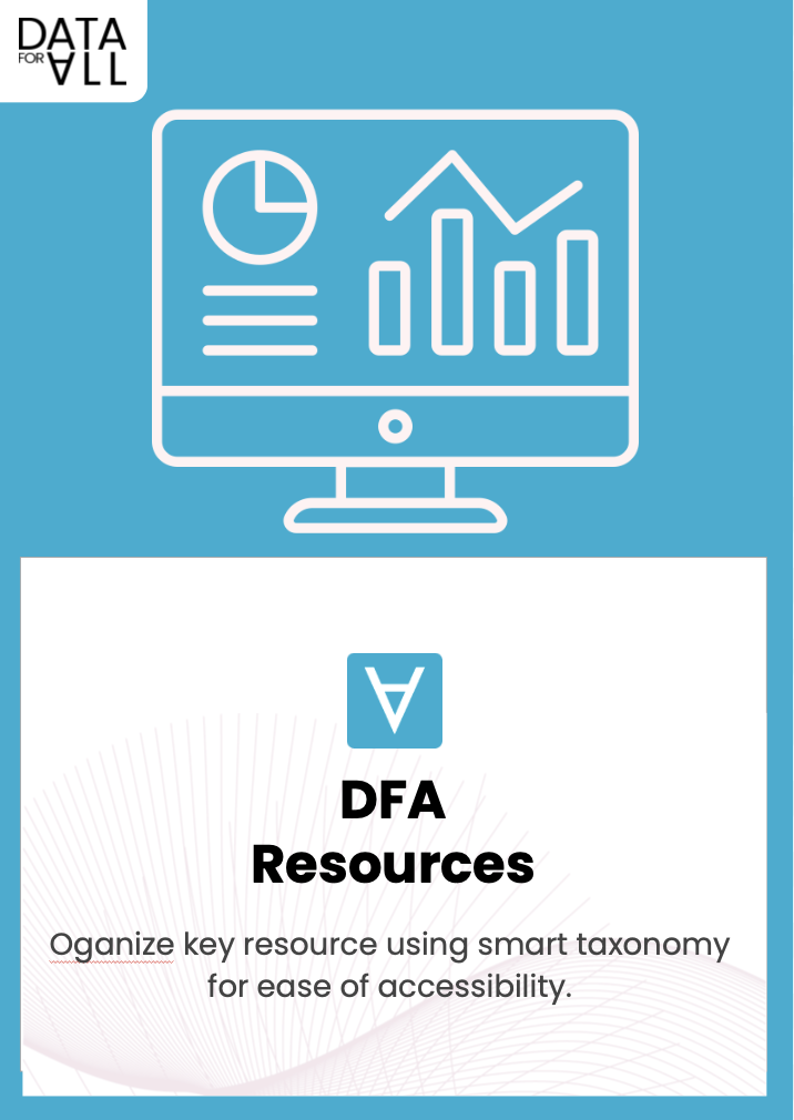 DFA Resources - Modular Resource Data Tool | Data For All